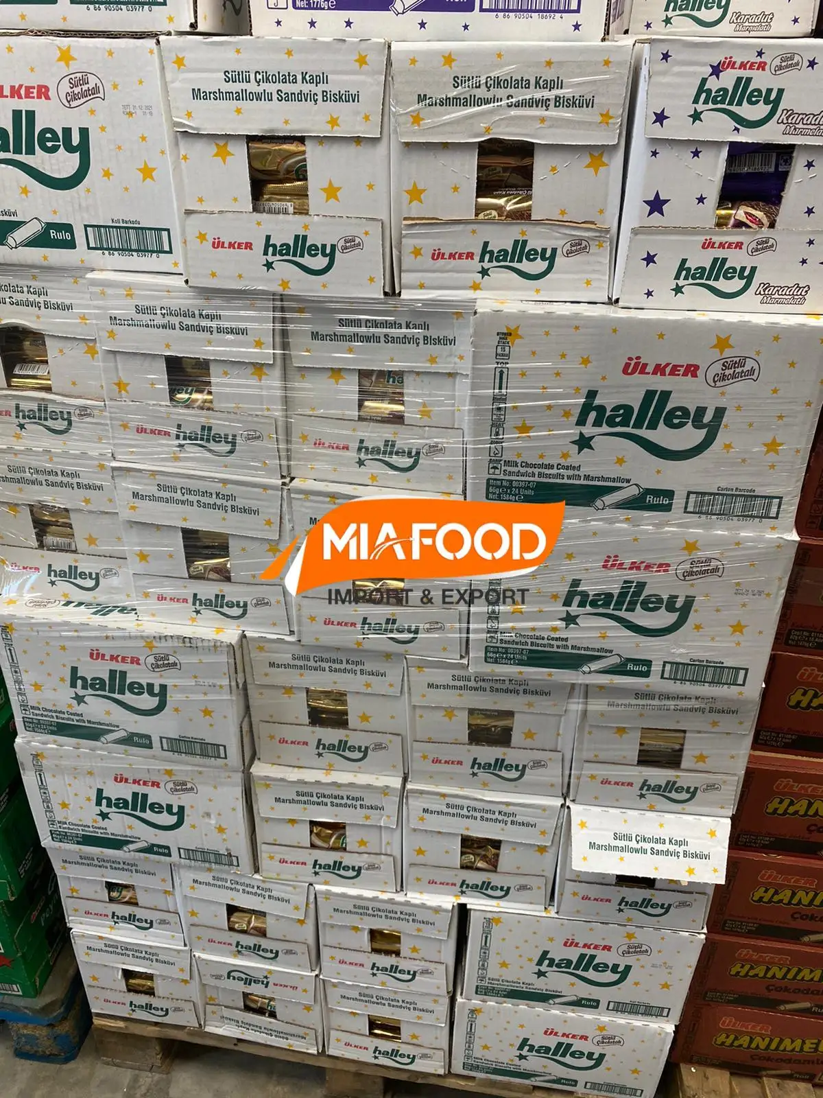 Ulker Halley Mini Chocolate Coated Biscuit Filled With Black Mulberry ...