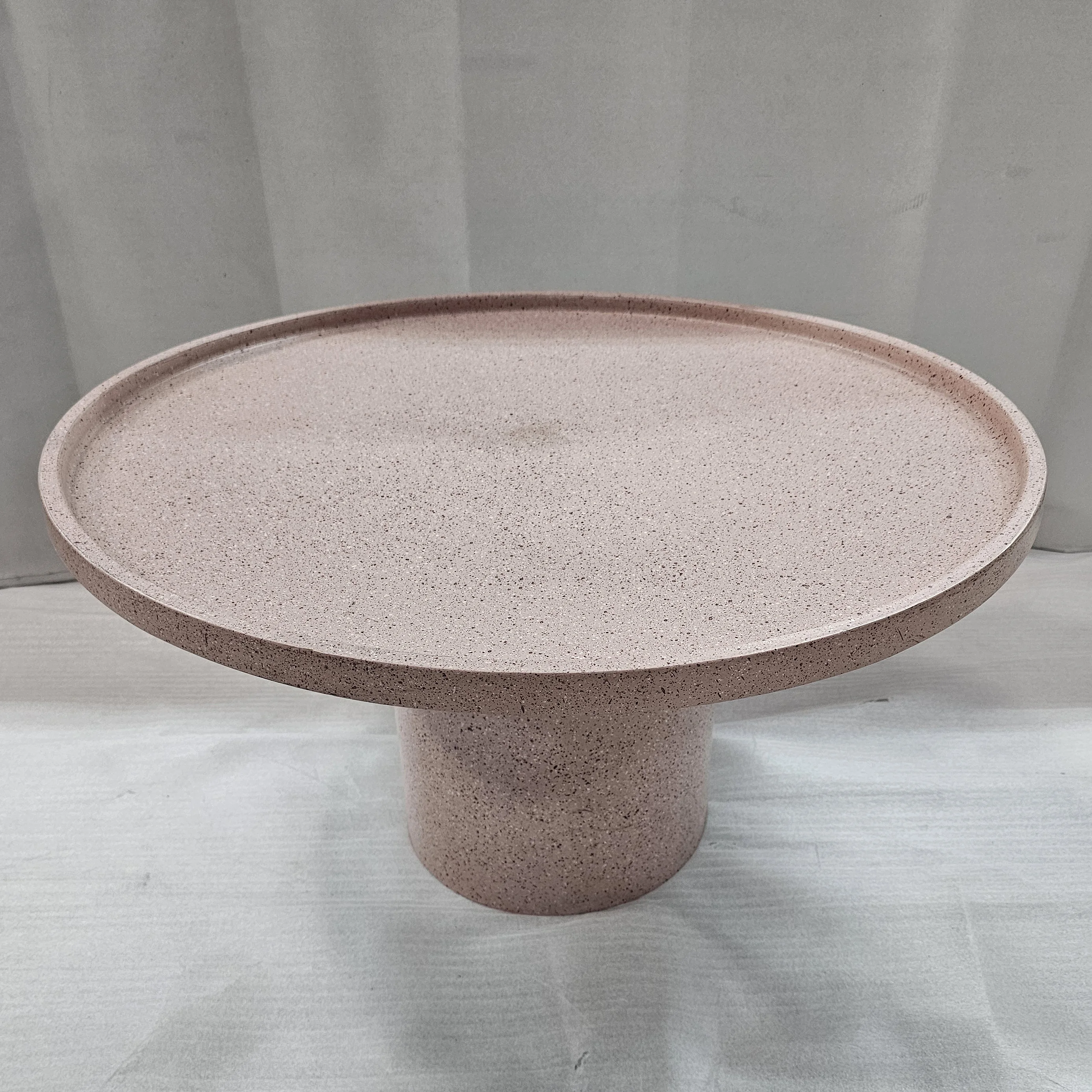 Luxury Extra Large Round Modern Coffee Table Double-Layer Detachable ...