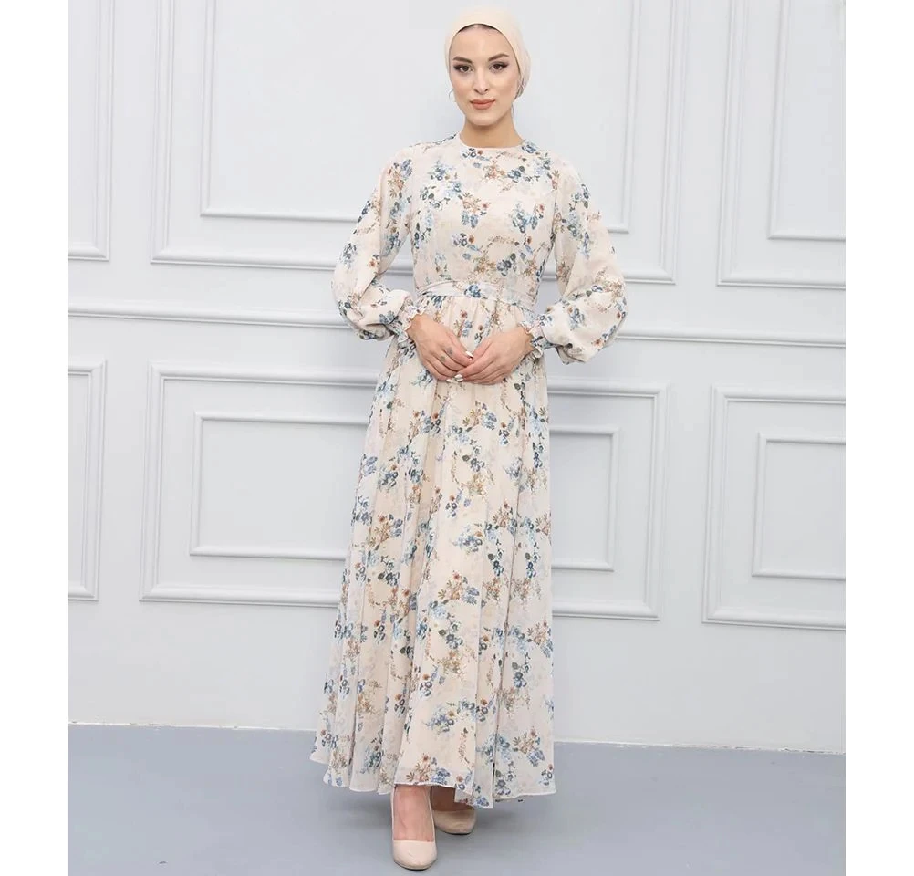 Muslim Women's 2024 New Dignified Ladies Fashion Printed Dresses Long ...