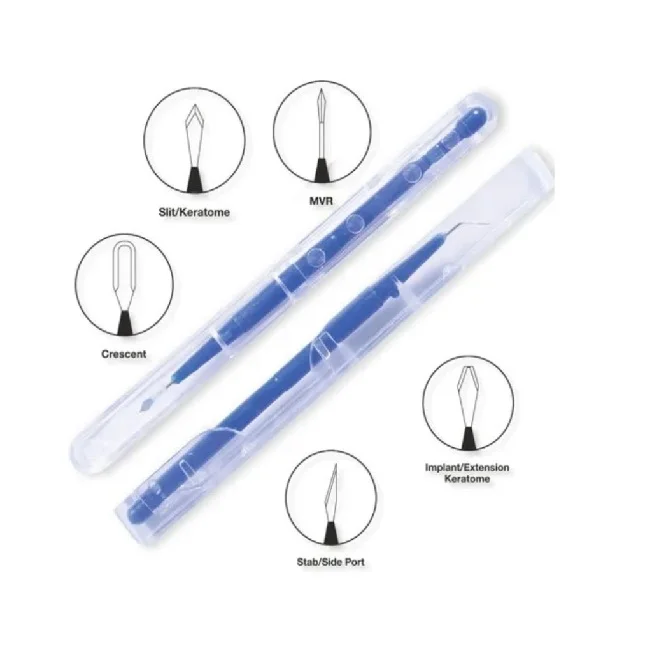 Vitreoretinal Corneal Crescent Knife Phaco Spear Ophthalmic Surgical ...