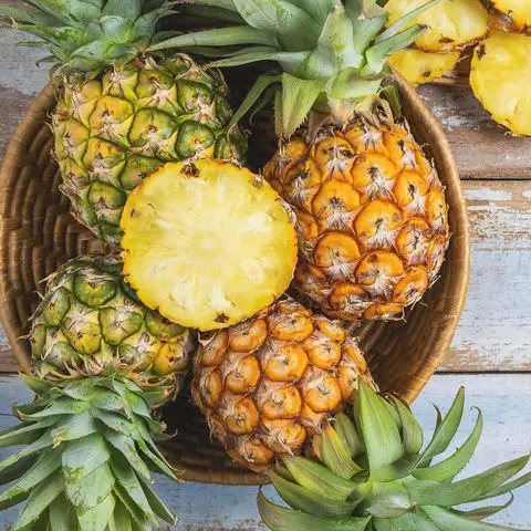 Fresh Pineapple - Sweet, Sour, and Beautiful Golden Color