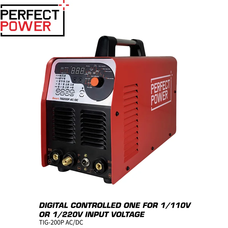 Tig- 200p Igbt Inverter Tig Ac / Dc Welding Machine With Mma Function Pulsed Function Stainless ...