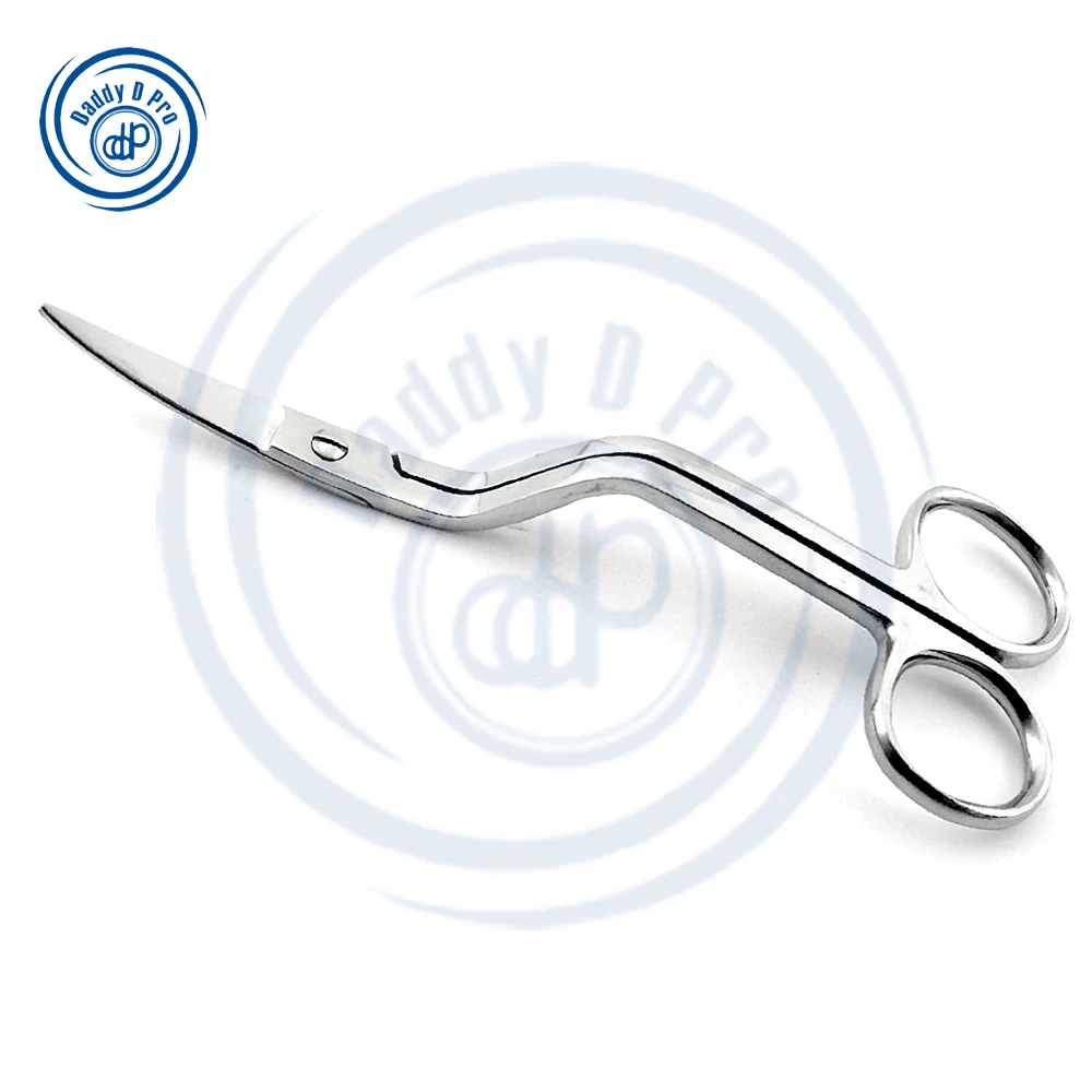 Daddydpro Double Curved Embroidery Scissors - Precision Cutting