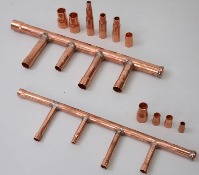 100% Copper Header Pipe for Branching at Best and Lowest Price by ...