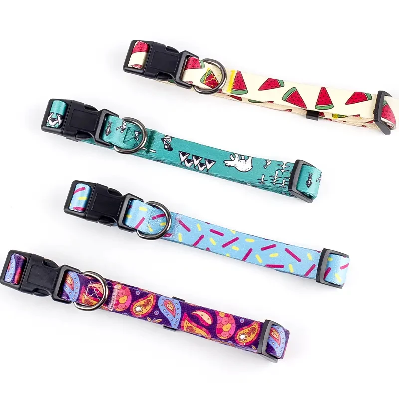 Best Quality New Cute Fancy Sublimation Print Logo Design Dog Collar ...