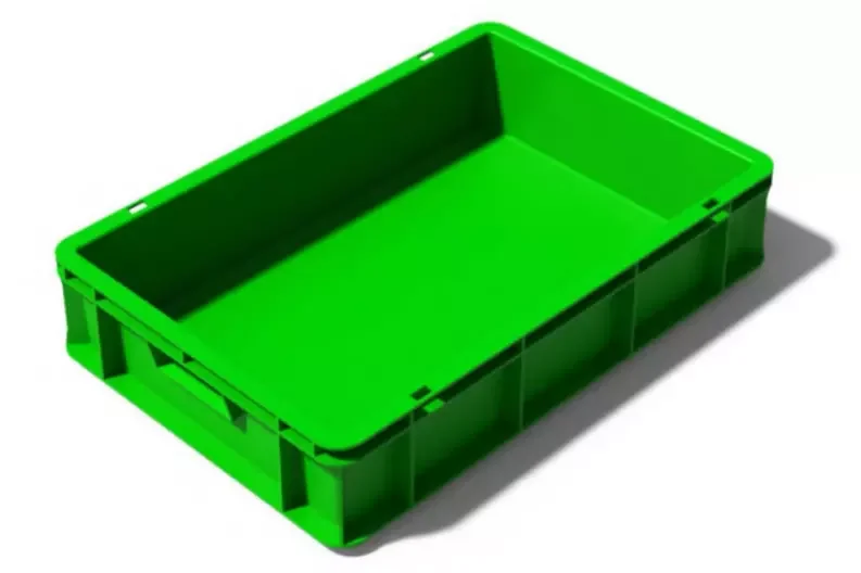 Good Grade Astm Standards Injection Molded Plastic Crates Hdpe Blue ...