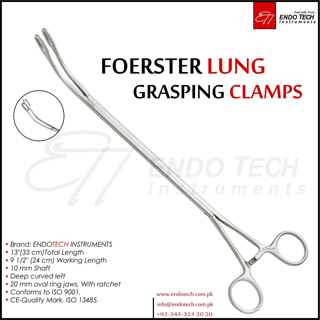 Vats Mics Instruments/ Lung Grasping Forceps Chest Tube Passers/ - Buy ...