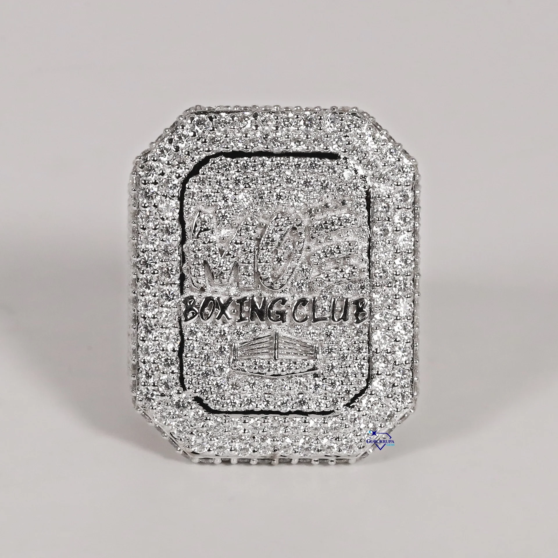 Experience Exclusivity With Our Hip Hop Style 925 Sterling Silver Ring ...