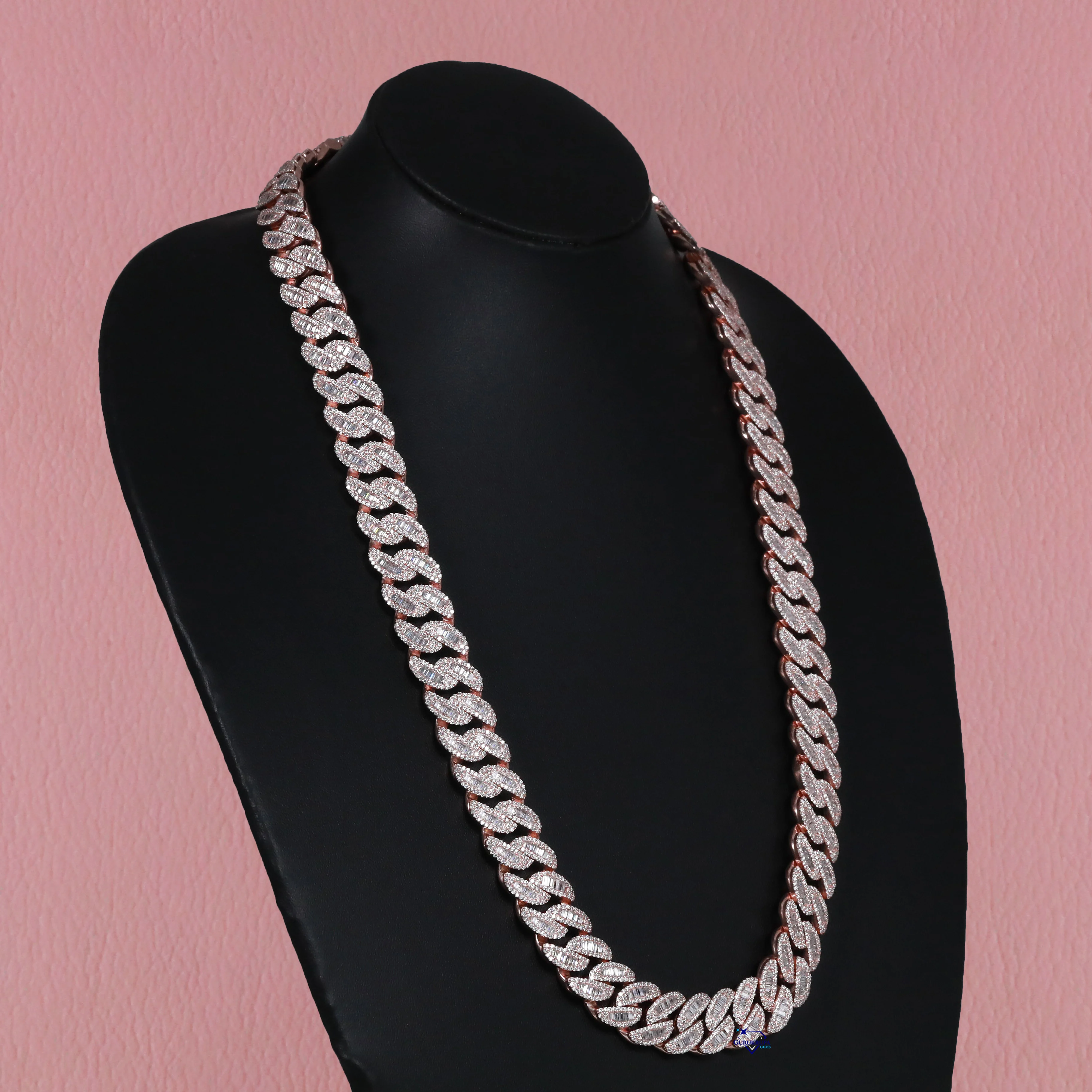 Introducing A Stylish Contemporary Chain Crafted From Rose Gold And ...
