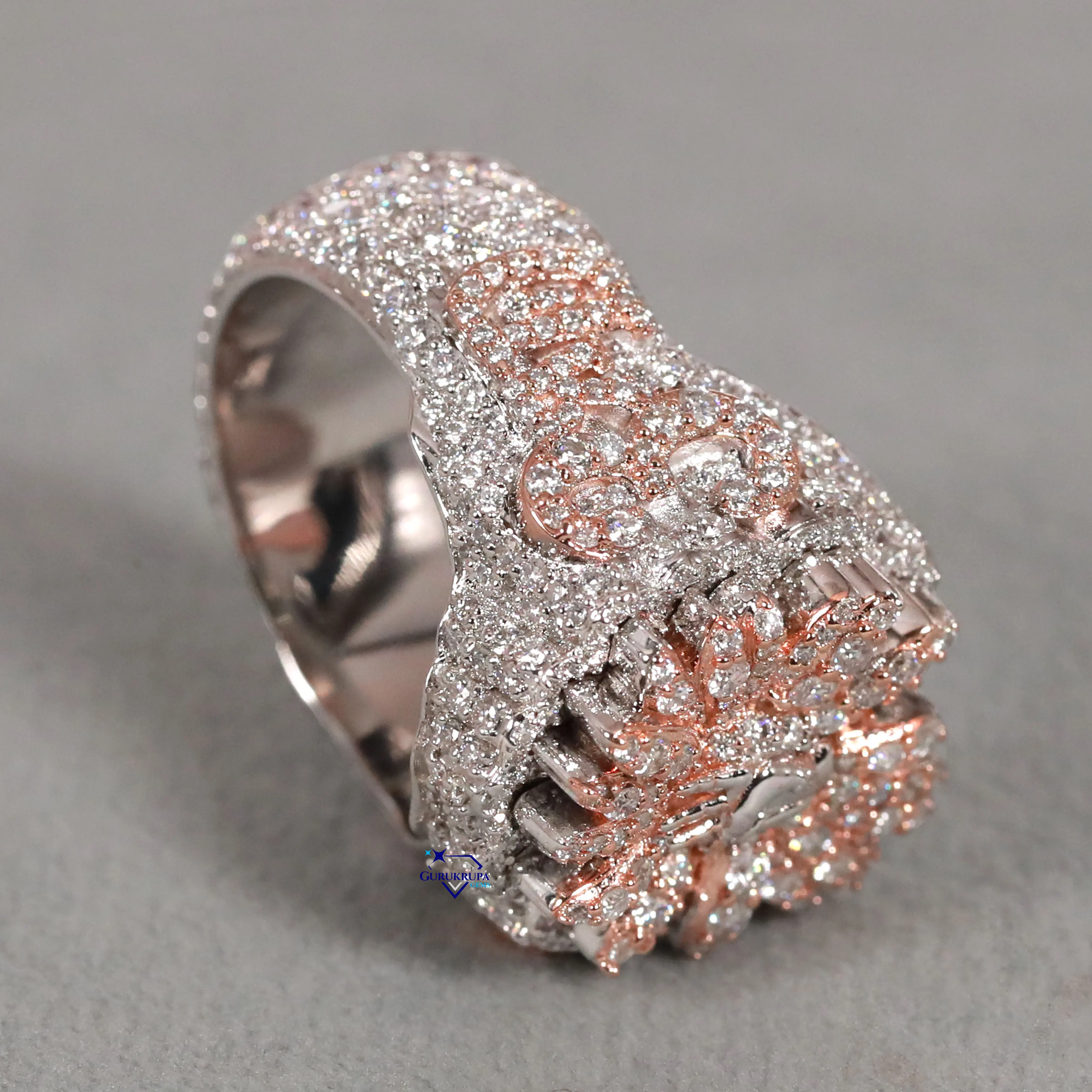 Explore Our New Hip Hop Wholesale Ring Featuring Lab Grown Studded ...