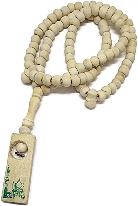 8mm Wooden Muslim Prayer Bead Tasbih 100 Bead Glossy Finished Durable ...