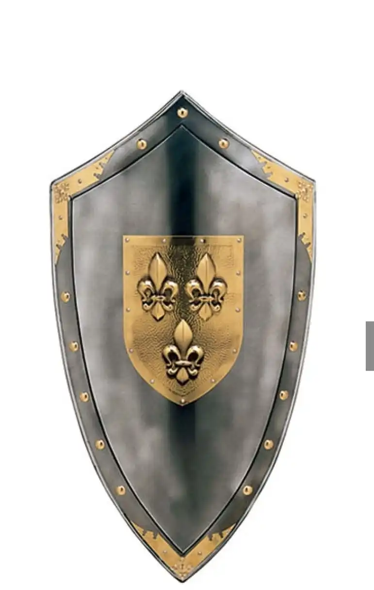 Medieval Handmade Crusader Steel Shield 18 Gauge Armor Templar Viking ...