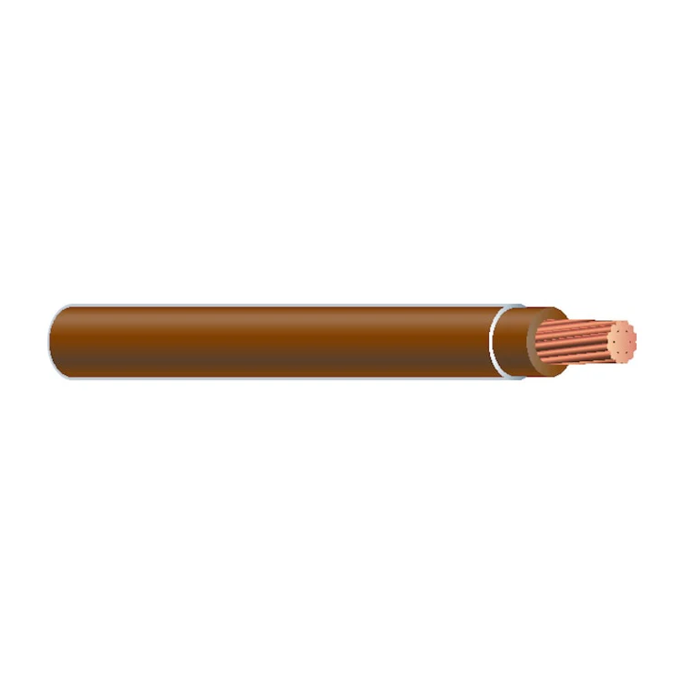 16-awg Stranded Brown Copper Tffn Wire By-the-roll - Buy Home Building ...
