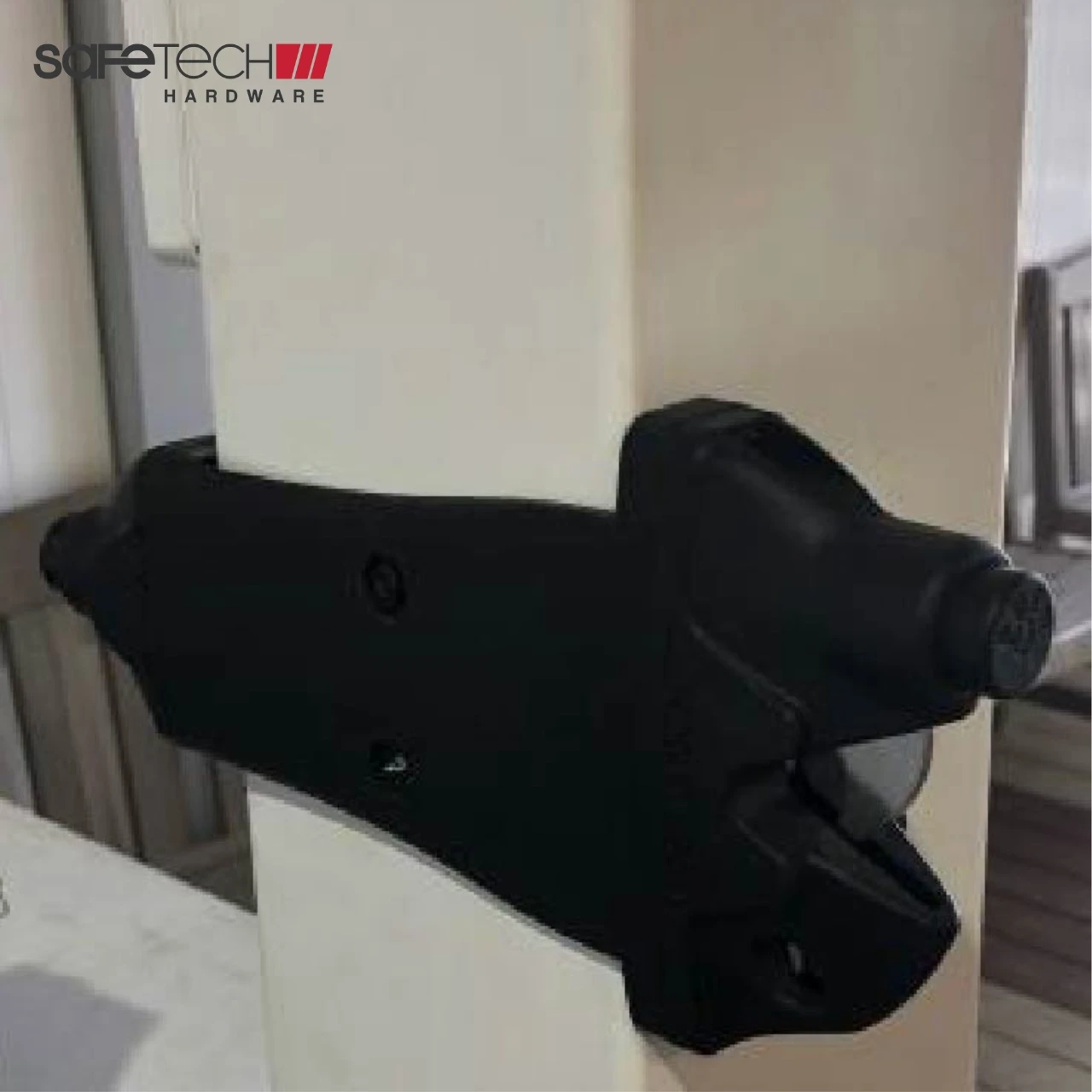 Safetech Vinyl Wrap Around Gravity Gate Latch Pvc Push Button Easy ...