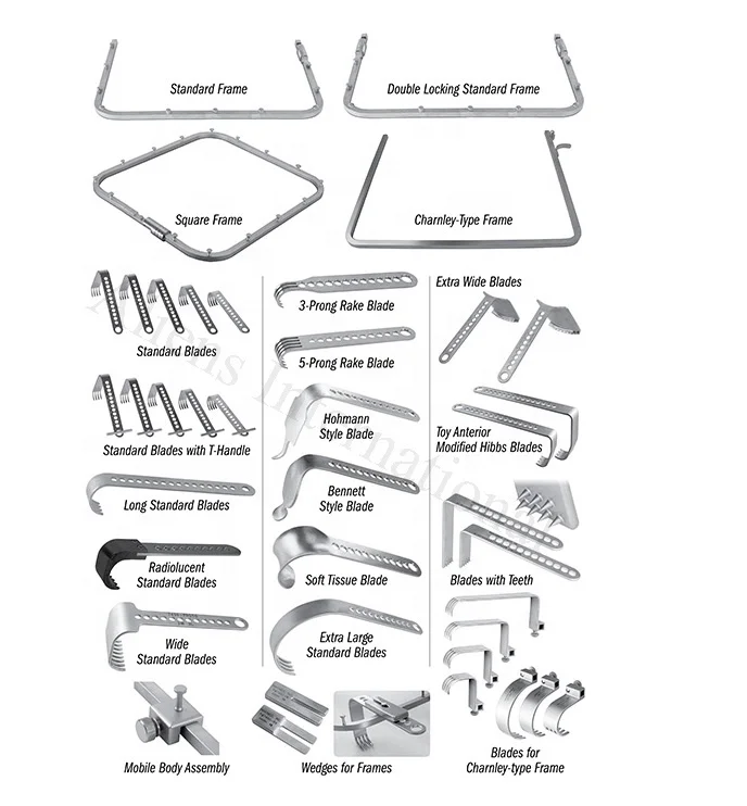 Hip Arthroplasty Instruments Set - Basic Anterior Hip