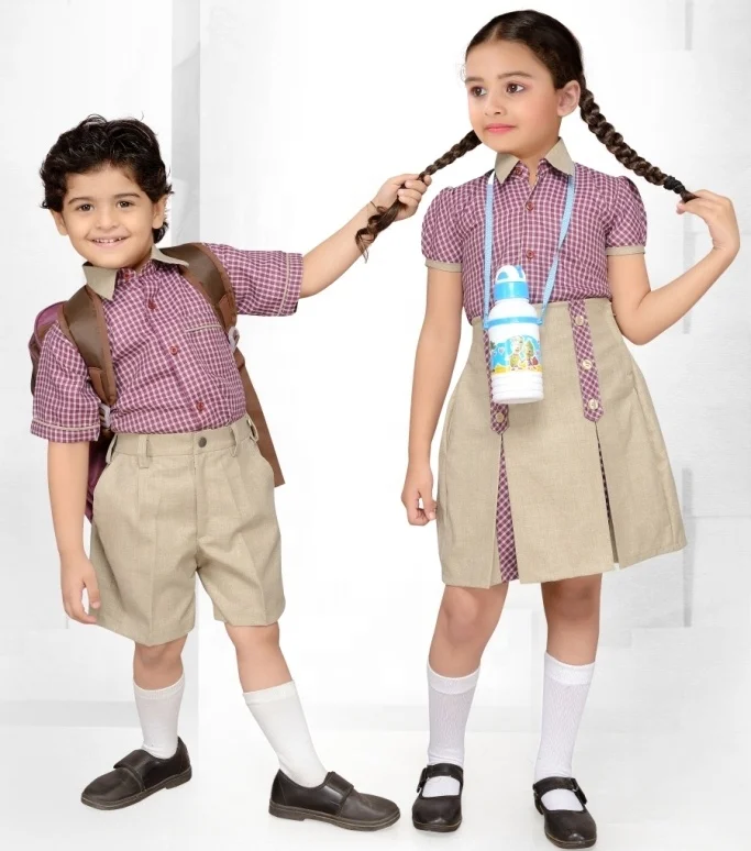 Custom Design Your Own Models Primary School Uniforms Set Boys and ...