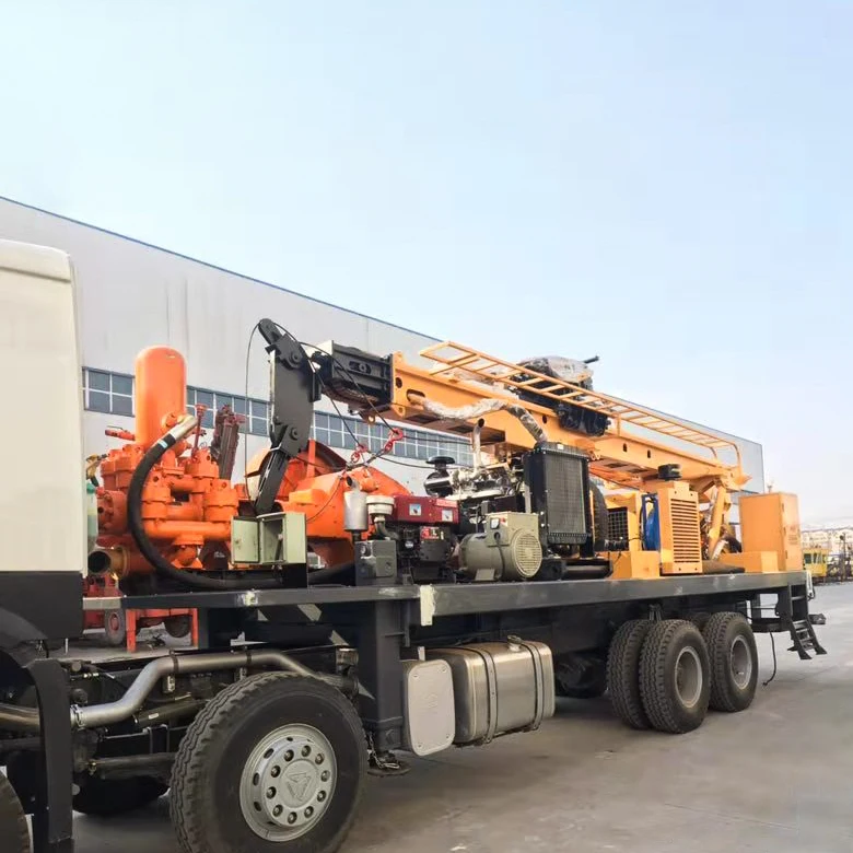 SUNROCK Model 400MTR Truck Mounted Drilling Rig for HEAVY DUTY WATER ...