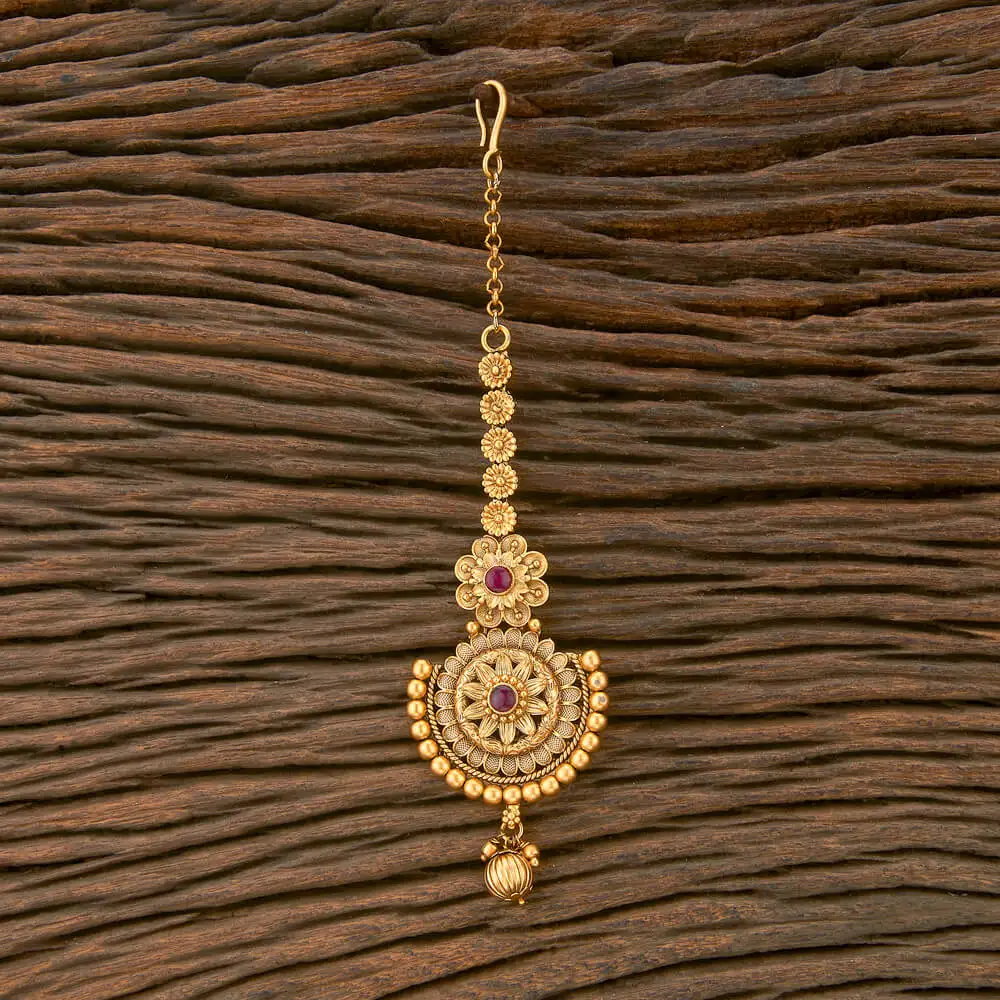 Handmade Antique South Indian Classic Maang Tikka - Gift
