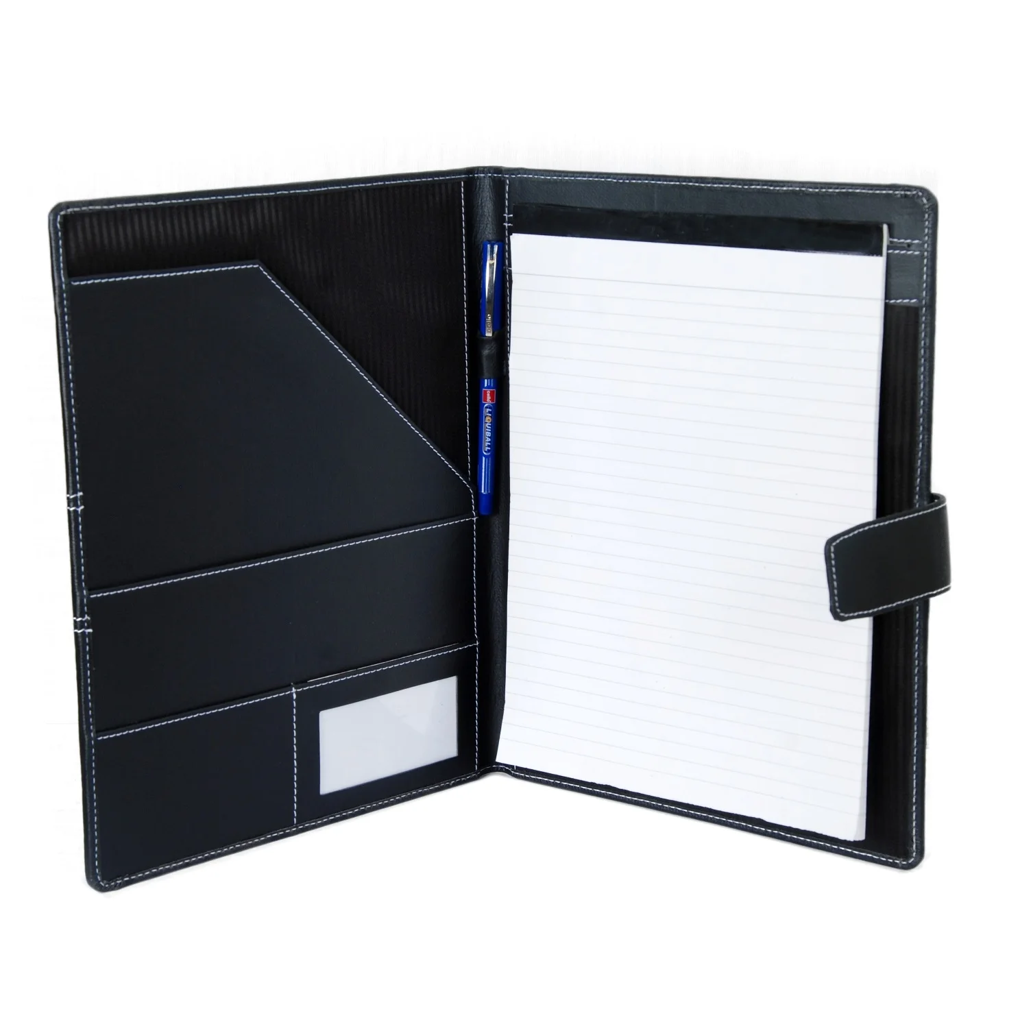 Zakelijke Leren Map/Lederen Map Voor Interview En Kantoor/De Beste A4 ...