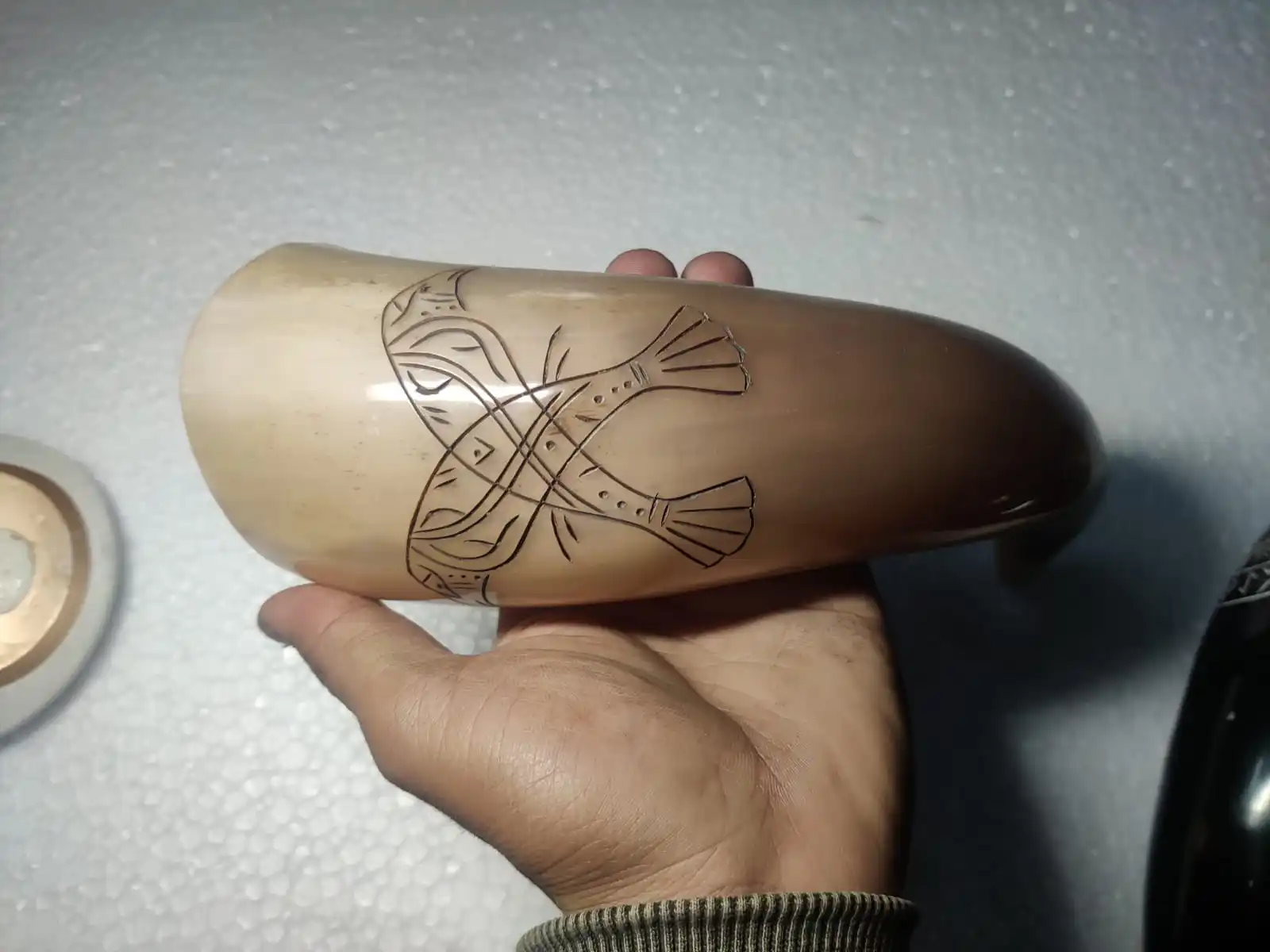 Custom Made Hand Carved Drinking Horns,Drinking Horn Mugs,Drinking Horn ...