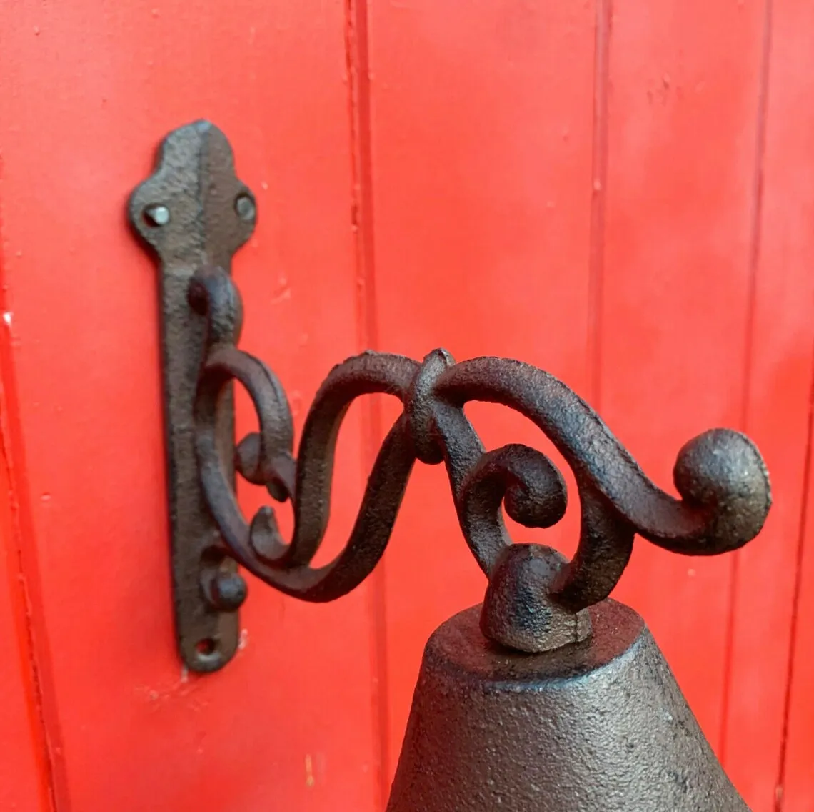 Garden Bell Metal Cast Iron Hanging Door Bell For Outdoor Home Decor ...