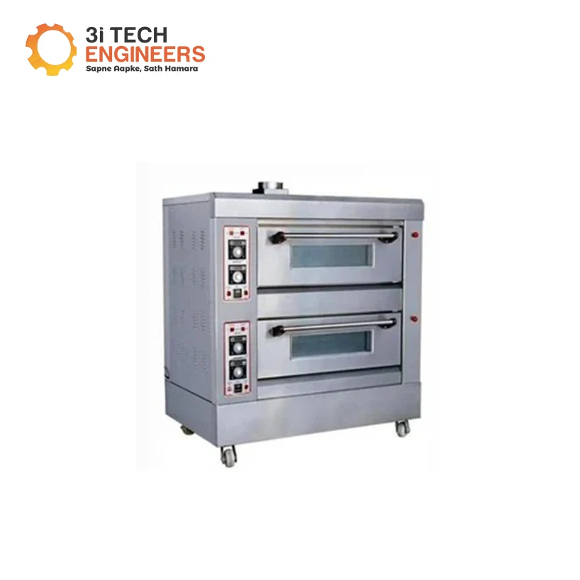 Double Deck Oven Commercial Bread Snack Machines Bakery Equipment Pizza ...