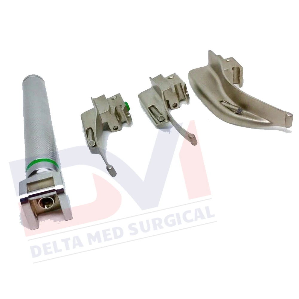 Pediatric Intubation Fiber Optic Miller Laryngoscope Set Blade No 00,0 ...