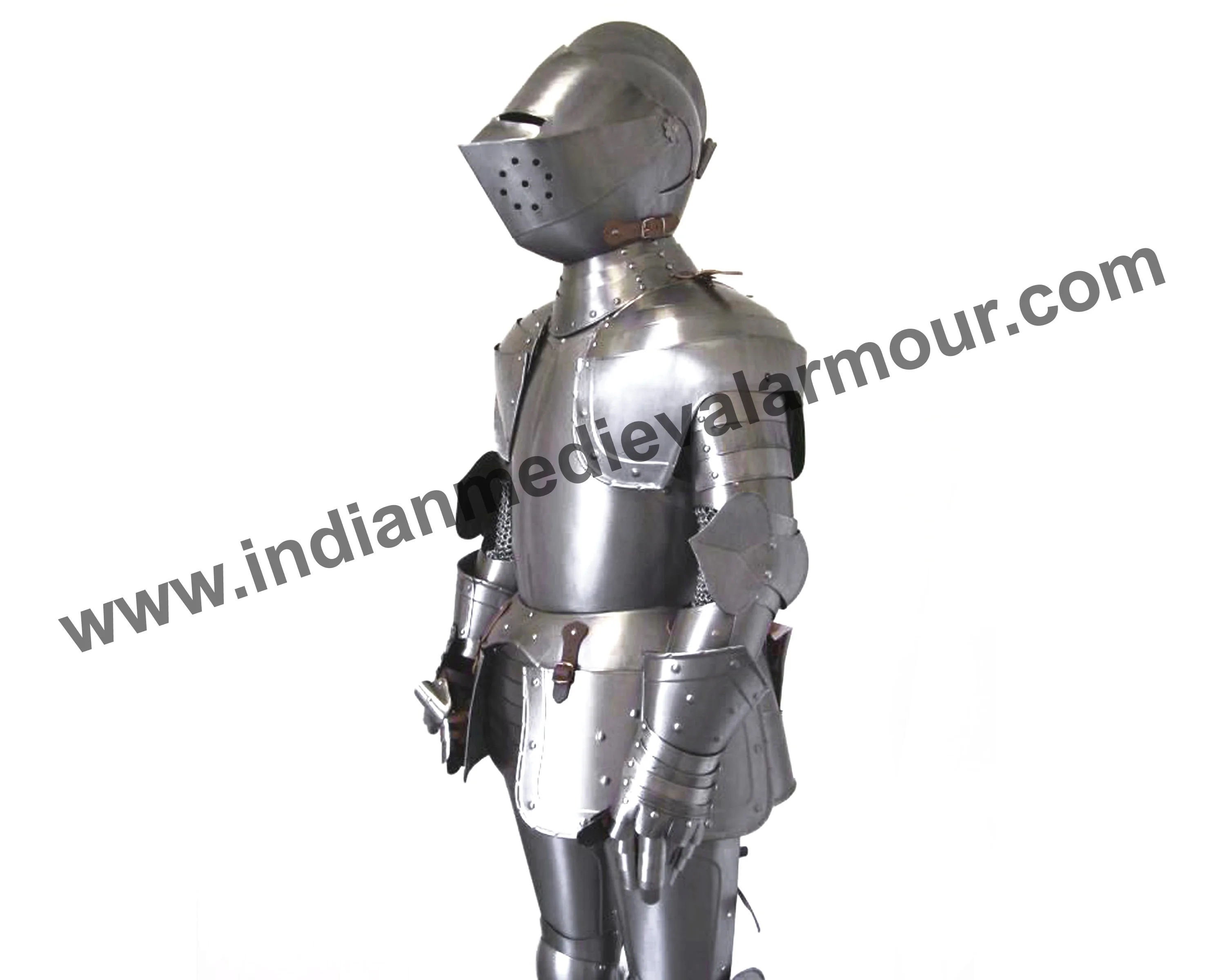 Metal Full Body Armour Suit Combat Wearable Steel Costume With Display ...