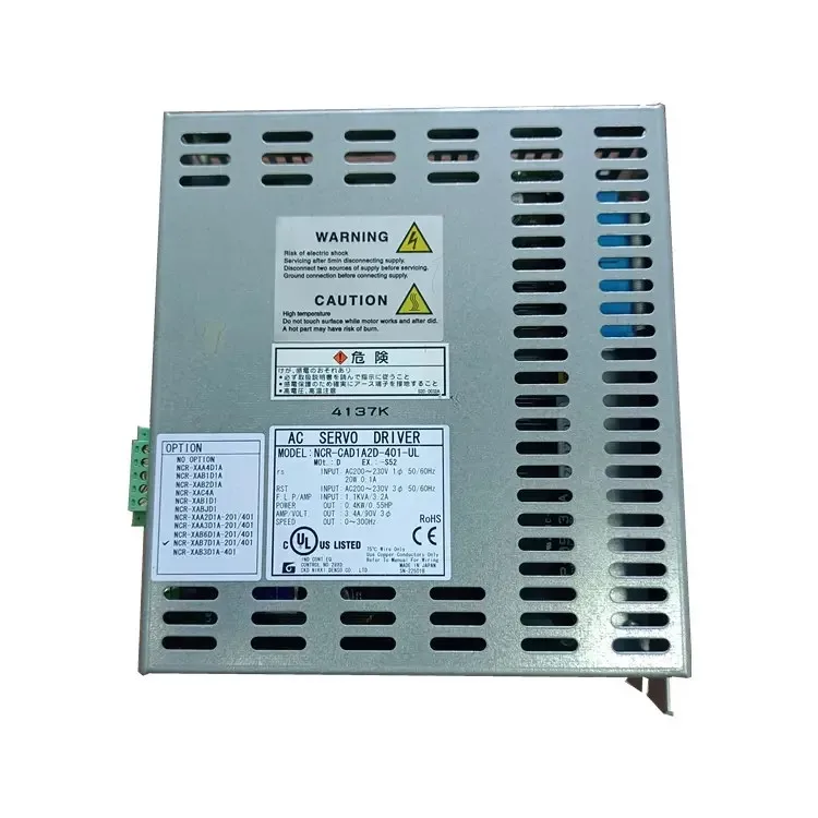 Nikkidenso Ac Servo Driver Ncr-cda1a2a-401 Ncr-cad1a2d-401-ul Looks 90% ...