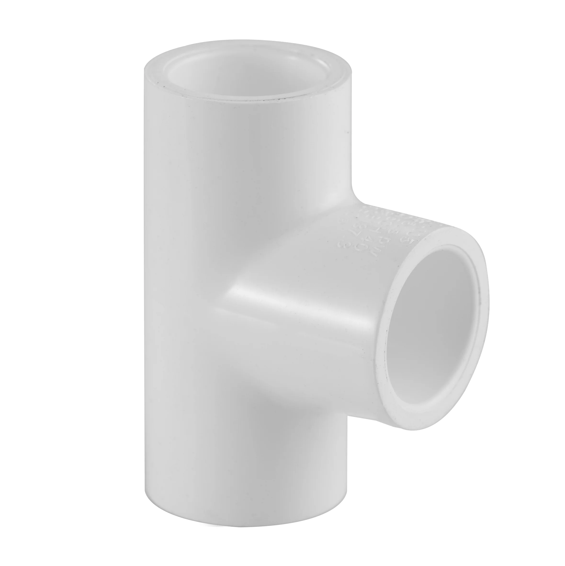 Superior Quality 401-005 Pvc Pipe Fitting Tee Schedule 40 White 1/2 ...