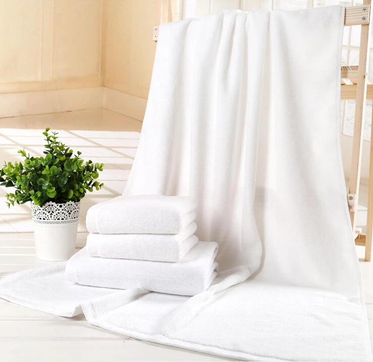 Standard Cotton Bath Towels Set Of 6 Soft Absorbent Breathable Quick ...