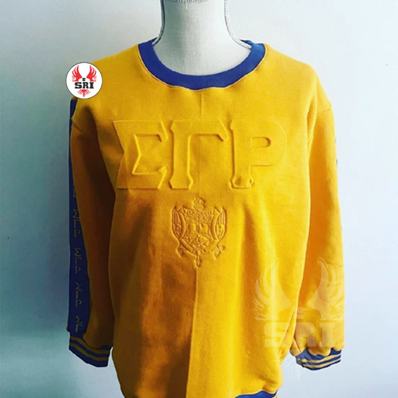 Sigma Gamma Rho Sorority Embroidery Women Embossing Sweatshirt ...