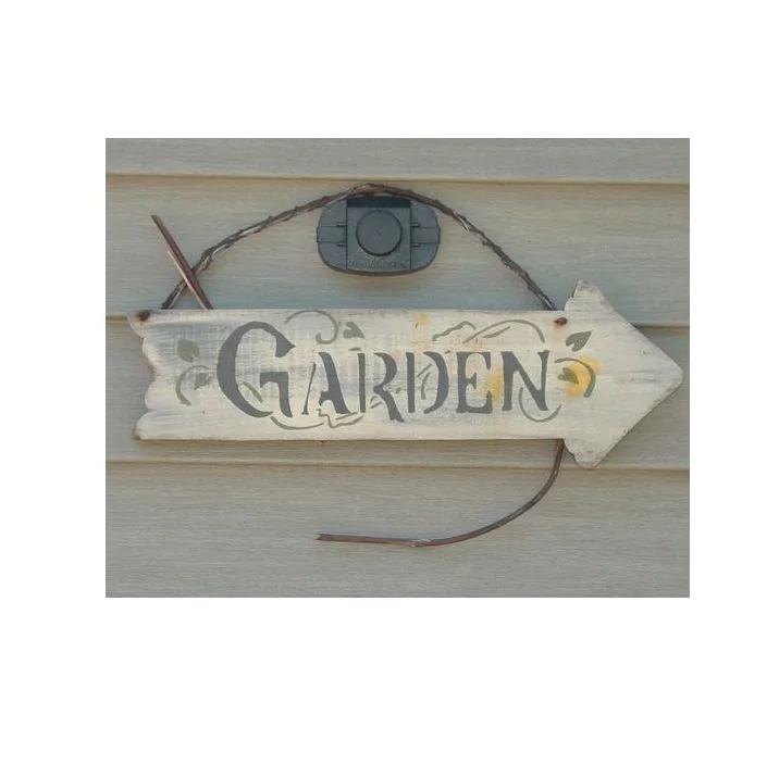 Latest Design Multi Rectangle Wooden Garden Sign Handmade Garden Plaque ...