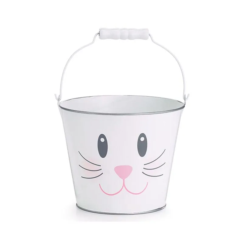 Adorable Bunny Buckets - Perfect for Easter Decor & Planters