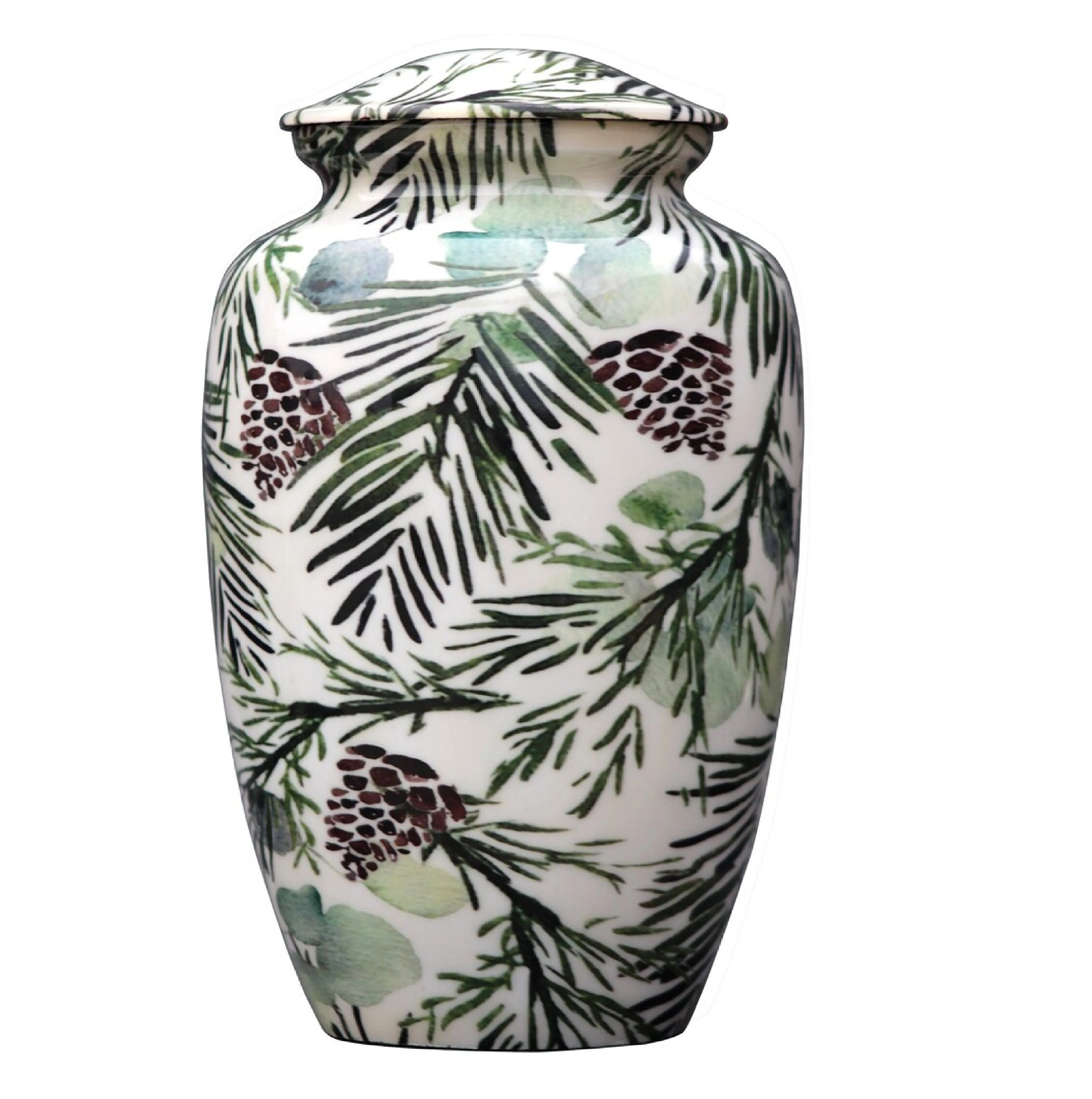 Beautiful Leafs Design Aluminium Cremation Urns Wholesale Meal ...