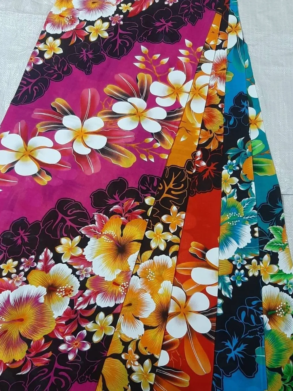 Shop 100% Rayon Fabrics with Polynesian and Tropical Prints