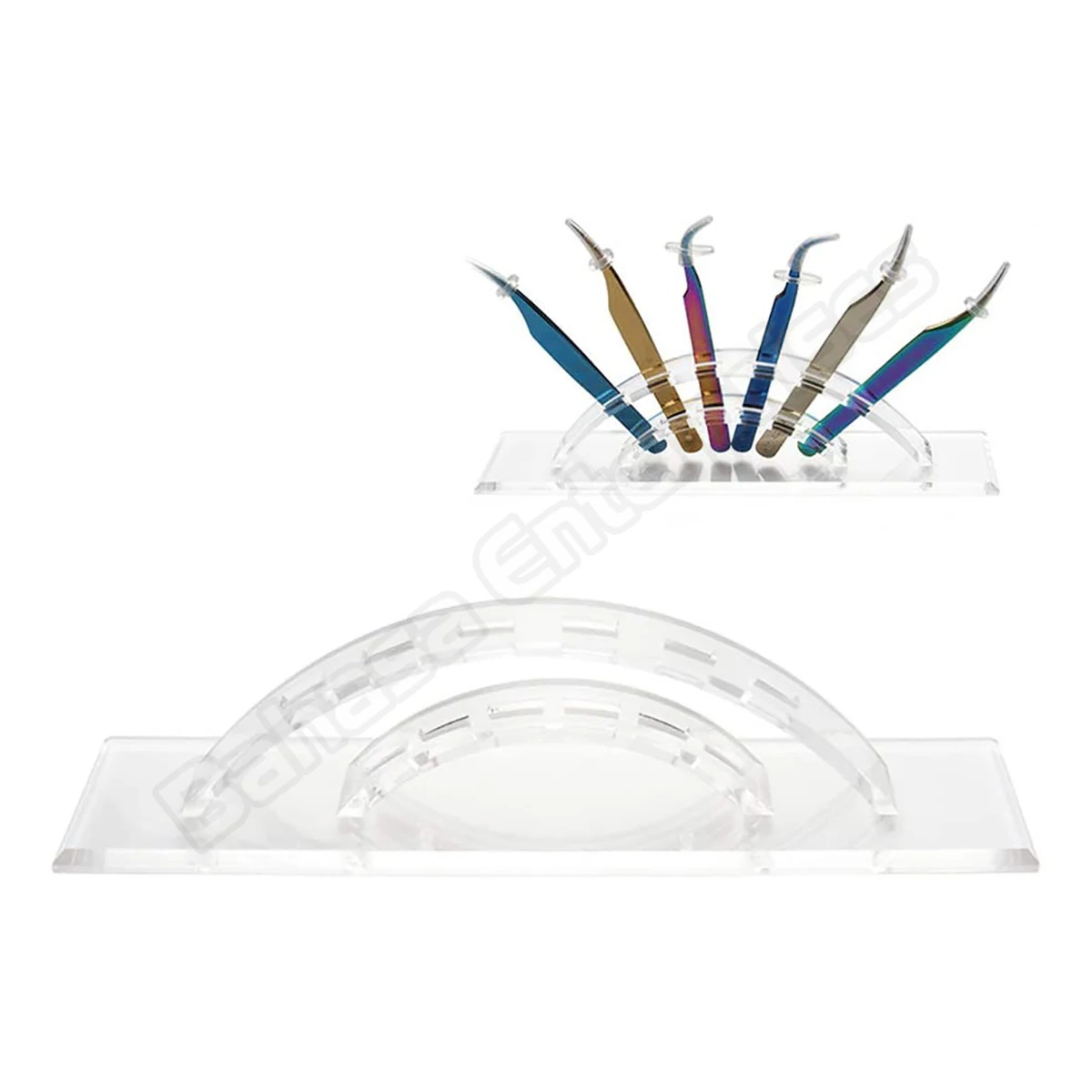 Tweezers Storage Box Transparent Acrylic Grafting 6 Holes Eyelash ...