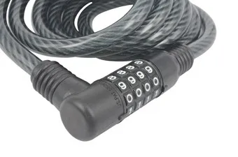 Taiwan Steel Cable Combination Lock Featuring Shrouded-shackle Suitable ...