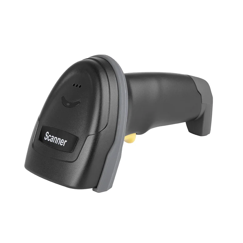 1D Laser Wireless Barcode Scanner Handheld Long Working Distance 433 ...