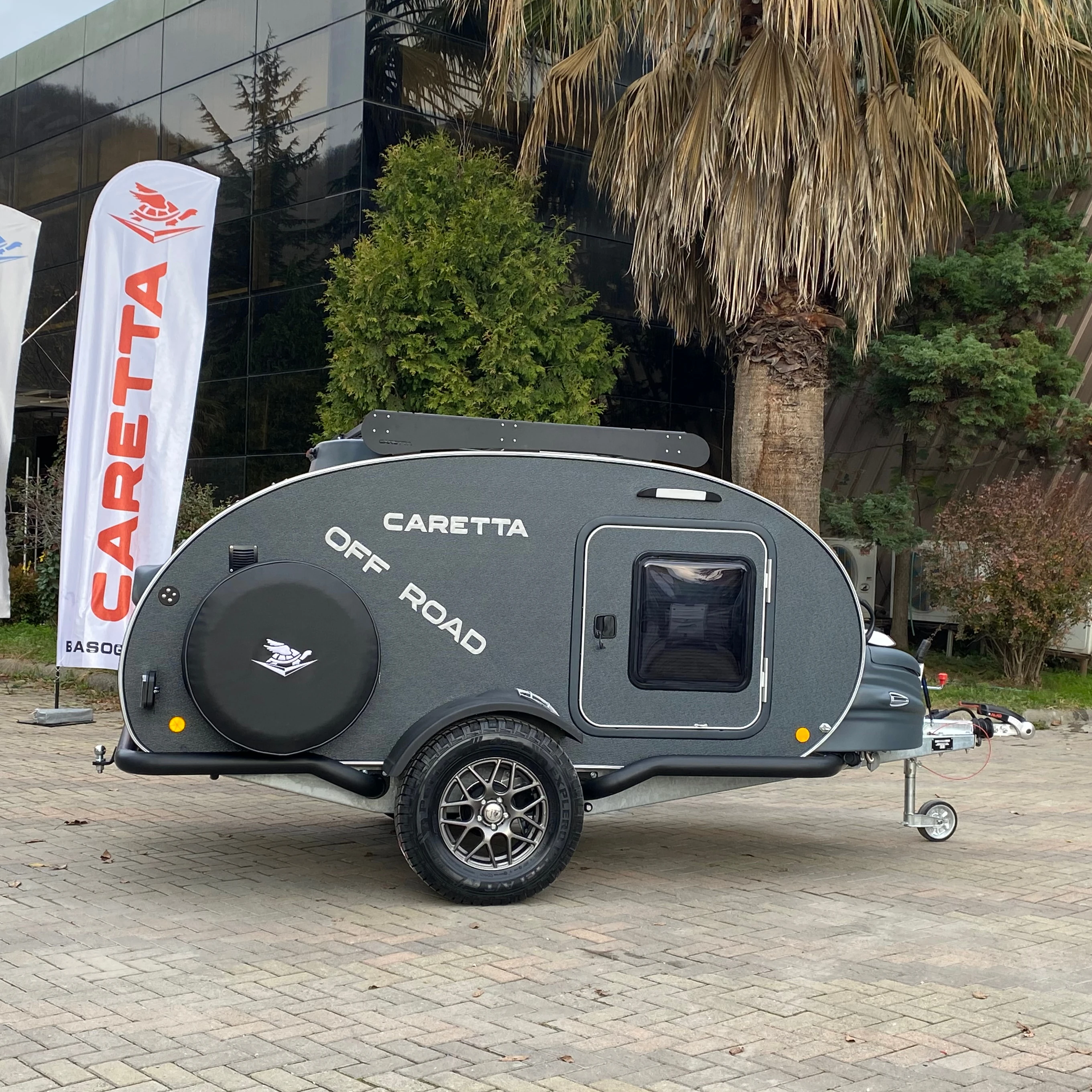 Caretta Offroad Teardrop Rv Trailer 4x4 Lux And Aggresive Caravan For ...