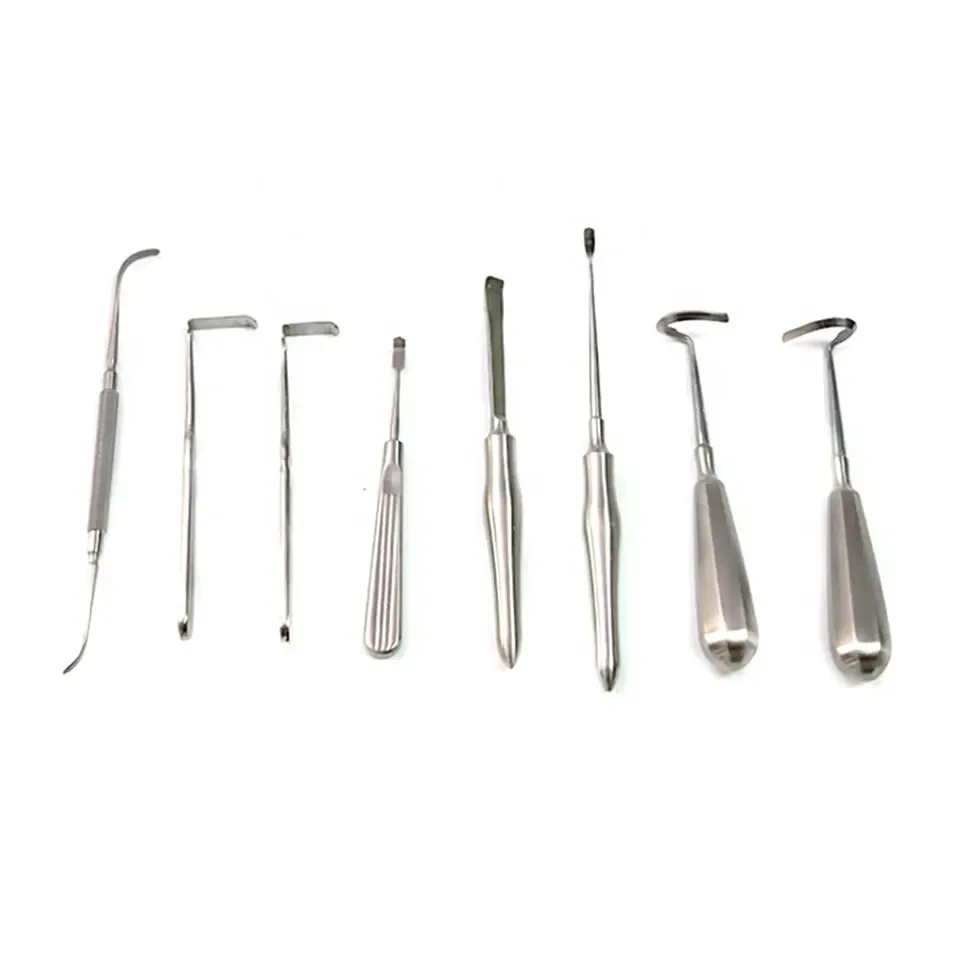 Rib Cartilage Surgical Instruments Set of 8 Pcs Rhinoplasty Surgical ...