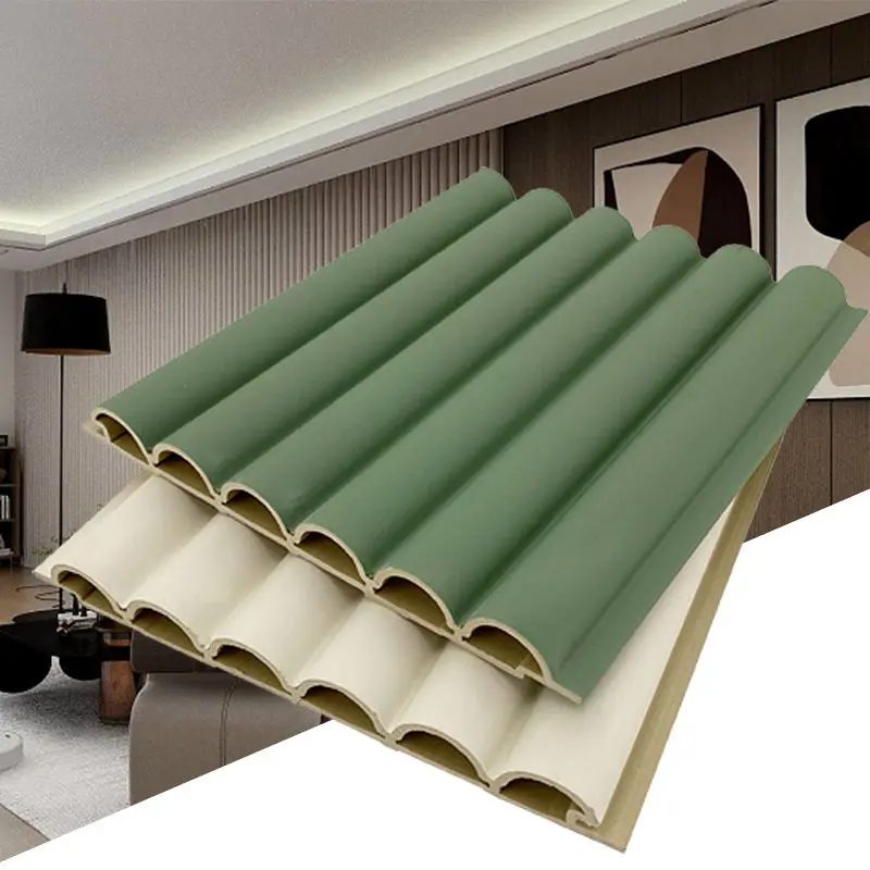 Clading Fluted Wpc Wall Panel Cloth Pattern Coffi Color - Buy 2023 ...