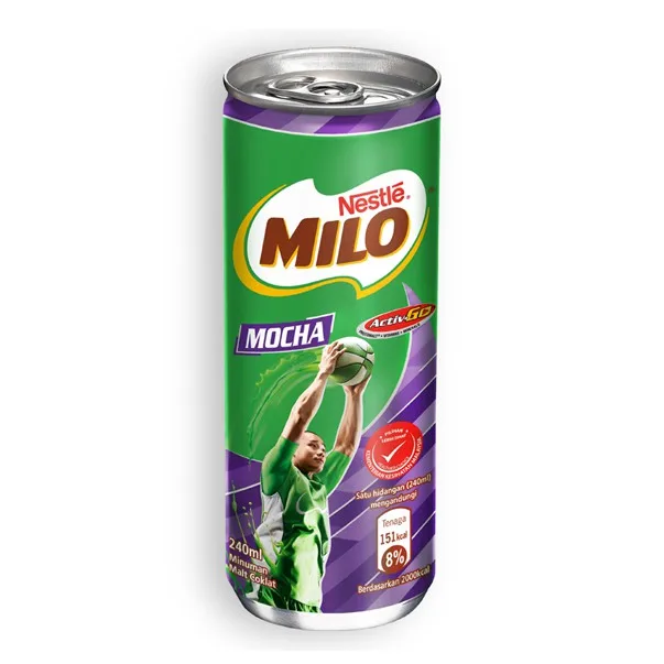 Milo Premix Beverages Chocolate Flavoured Malted Can Drinks (original ...