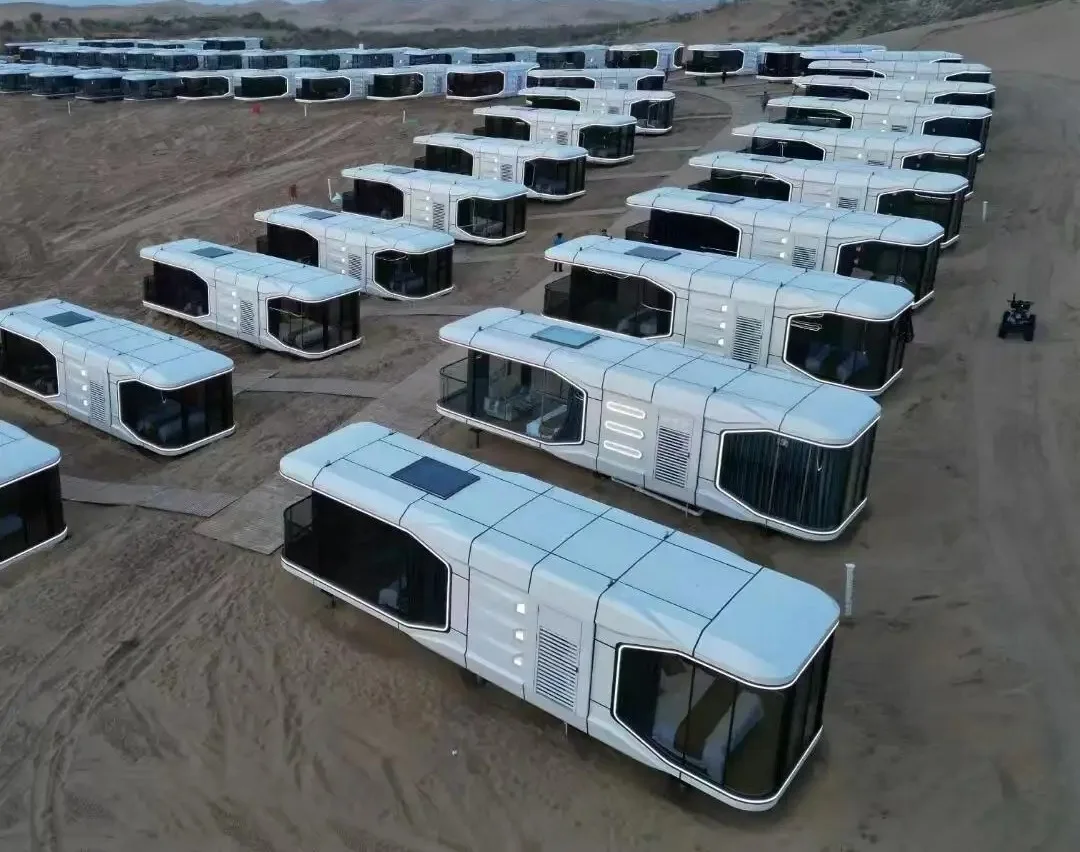 Prefabricated Large Space Capsule House Available Mobile Luxury Modern ...