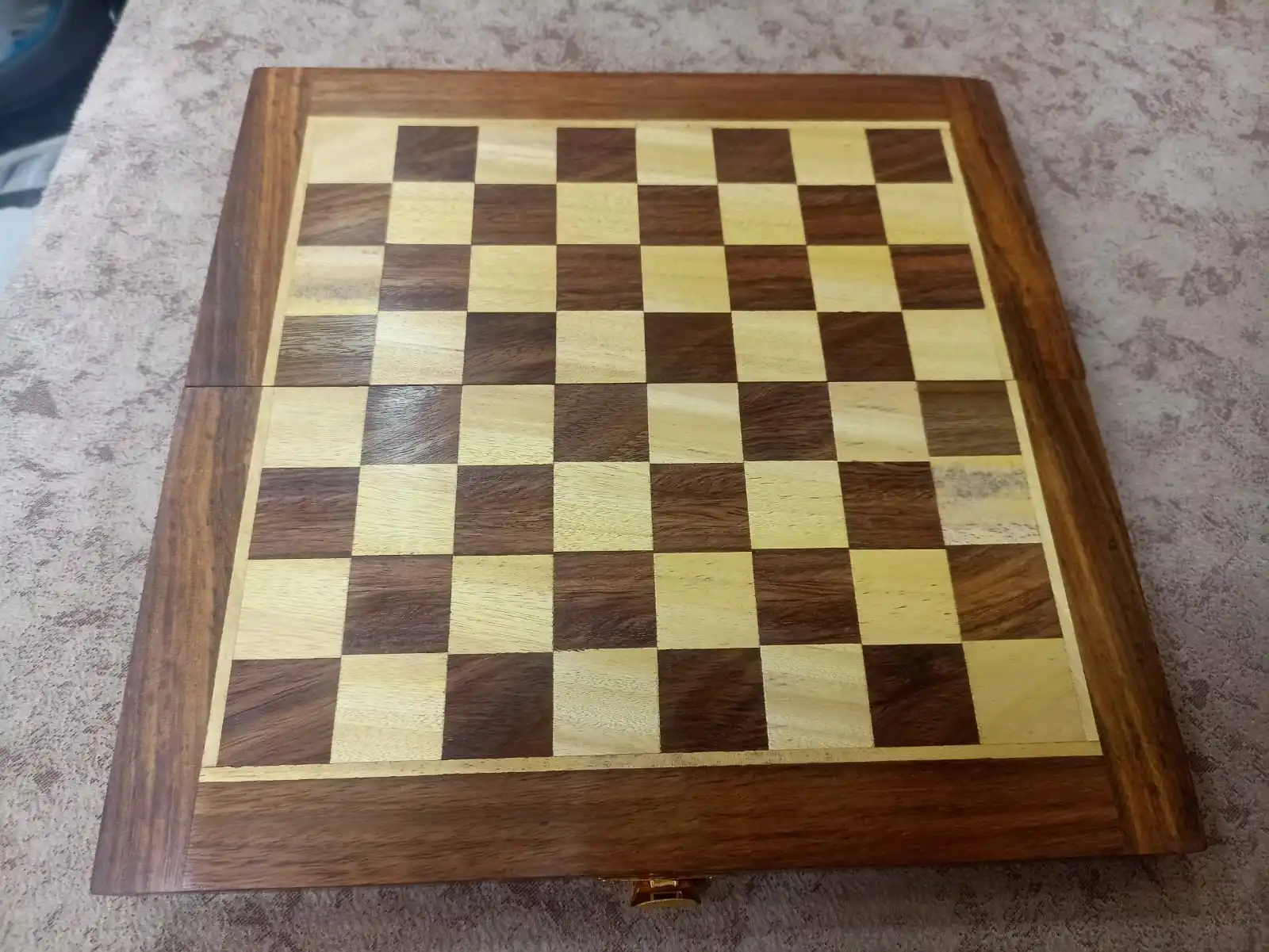 Wooden Chase Board With Box Style Folding Foldable Chess Handmade ...
