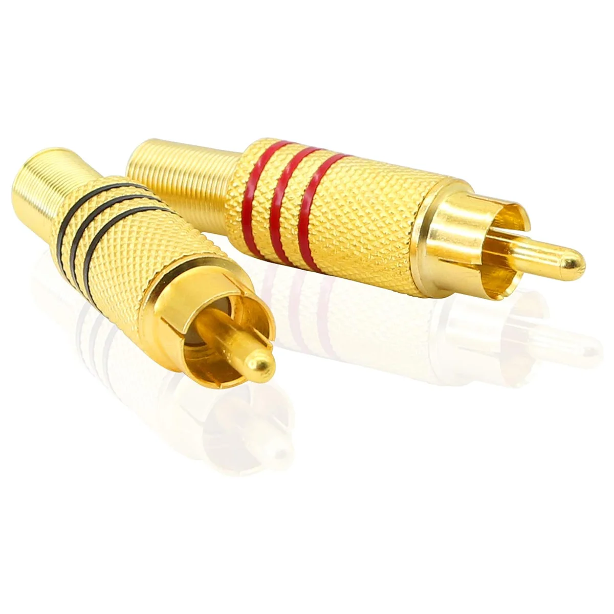Rca Audio Plug,Av Stereo Coaxial Audio Solderless Adapter For ...