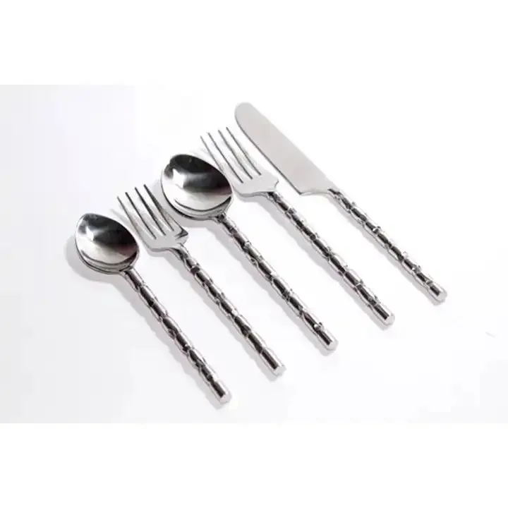 Handmade Metal Cutlery Set High Quality Stainless Steel for Hotels ...