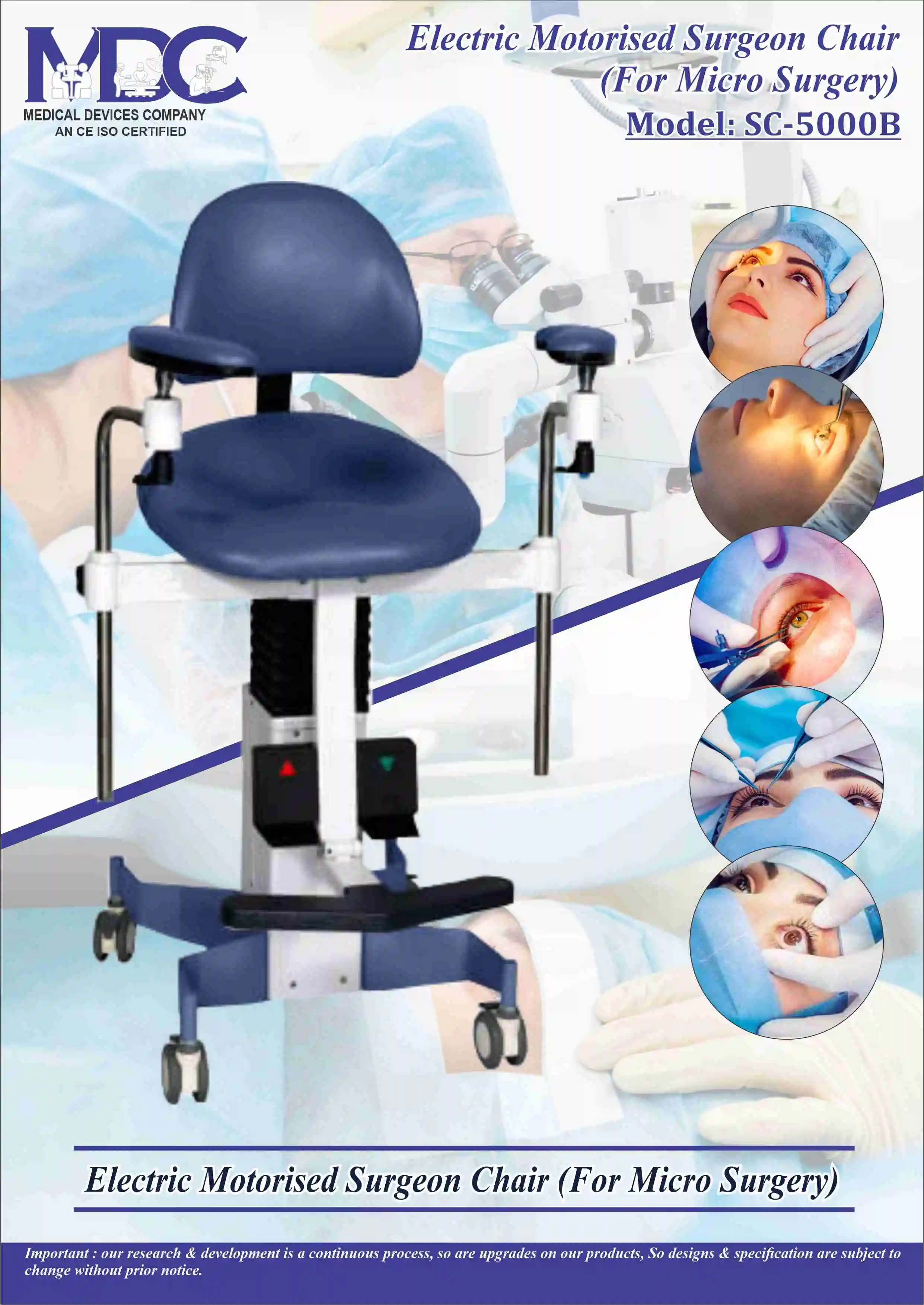 High Quality Height Adjustable Electric Motorised Surgeon Chair For ...