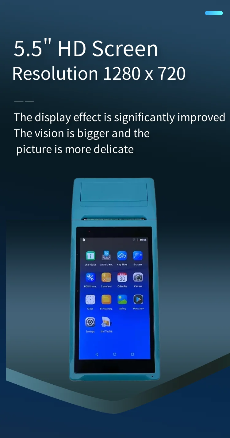 All in One Handheld PDA Printer - Smart POS Terminal