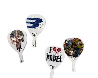 Padel Tennis Racket PVC Key Ring Holders Custom Durable High Quality ...